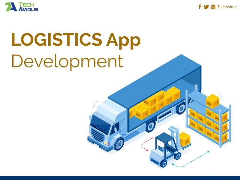 Logistics app development by TechAvidus on Dribbble