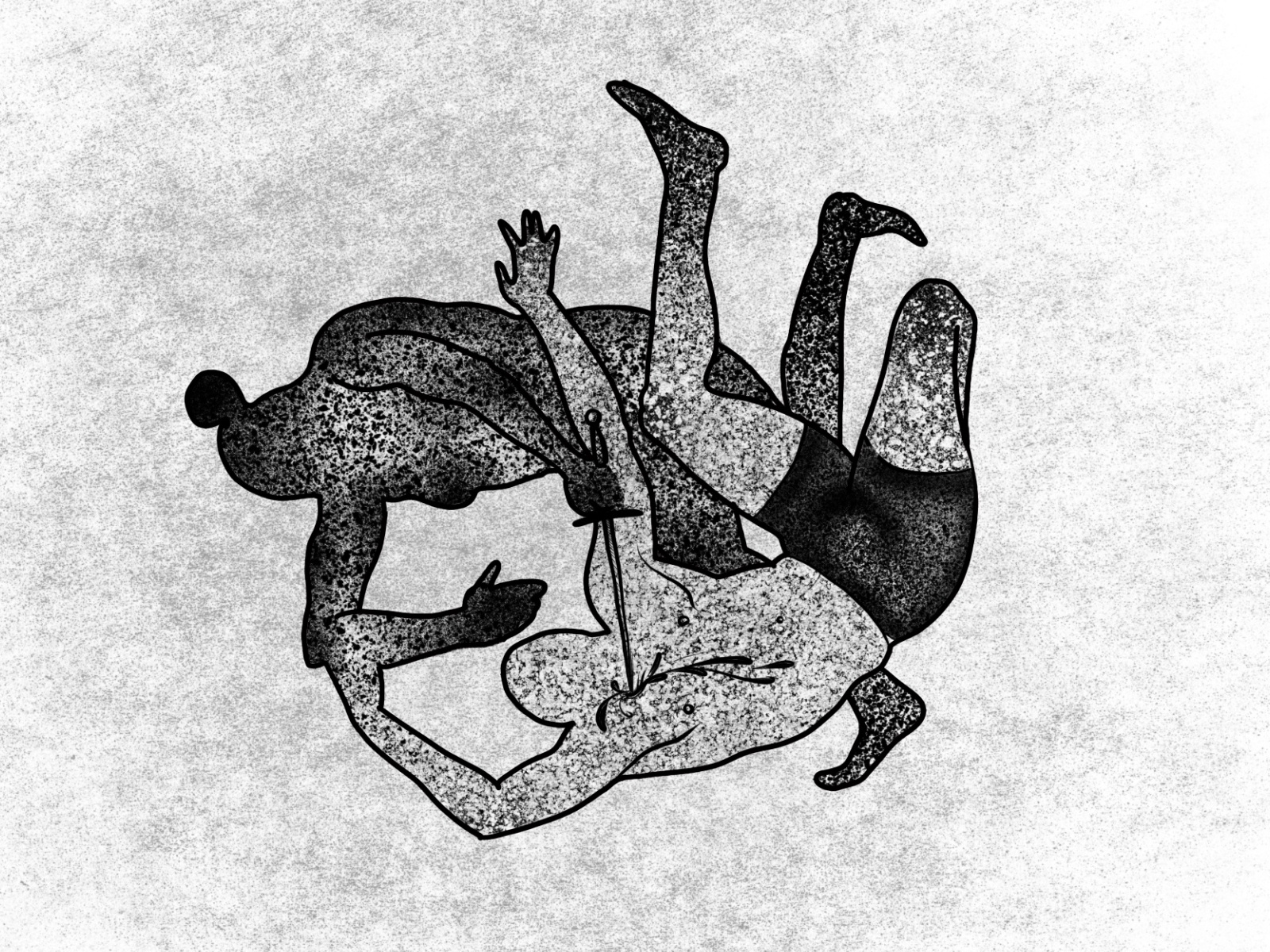 fighting by Christine McCarty on Dribbble