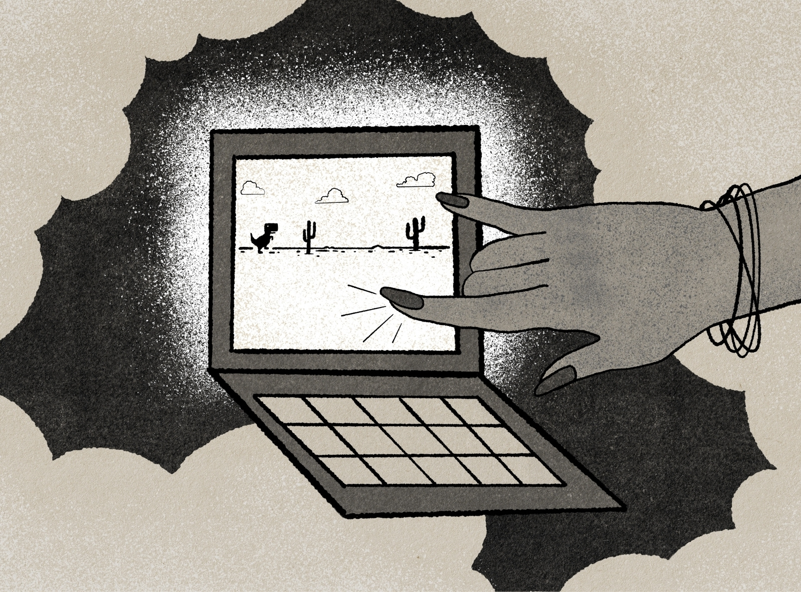 Offline Illustration by Christine McCarty on Dribbble