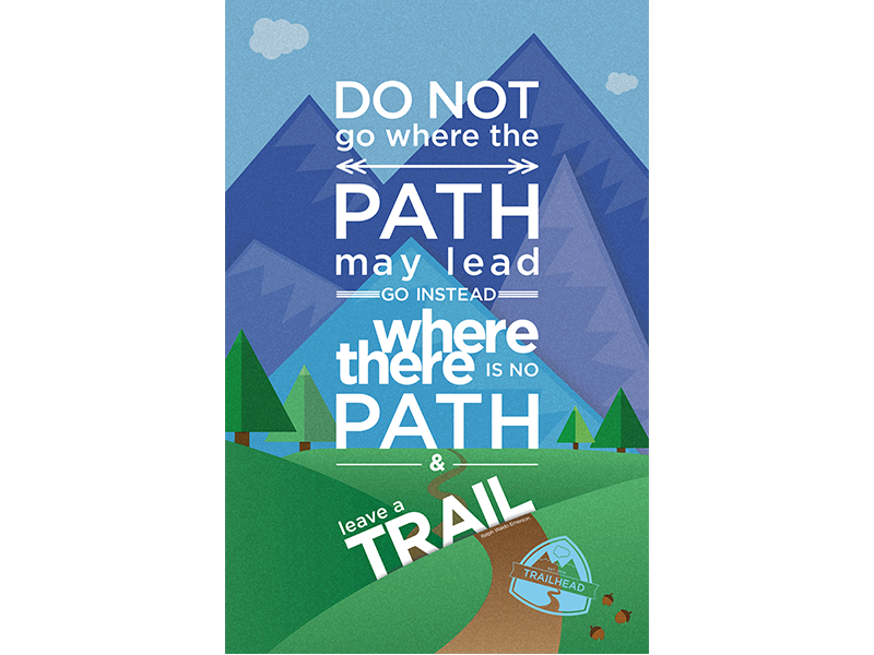 Trailhead poster by Amanda C. Sun on Dribbble