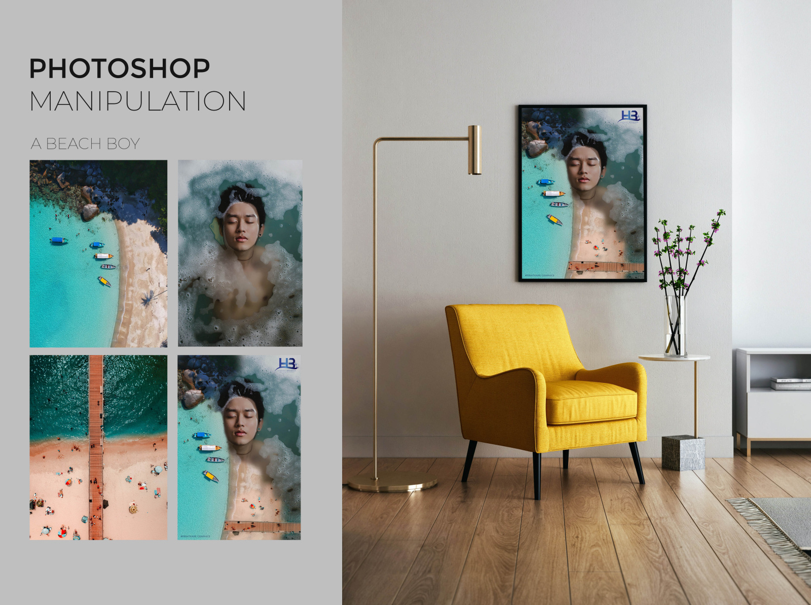 Photoshop Manipulation -A Beach Boy by Harmeet Singh - Creative Graphic ...