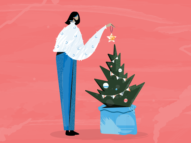 Holiday vanity by Olha Skorobahatska on Dribbble