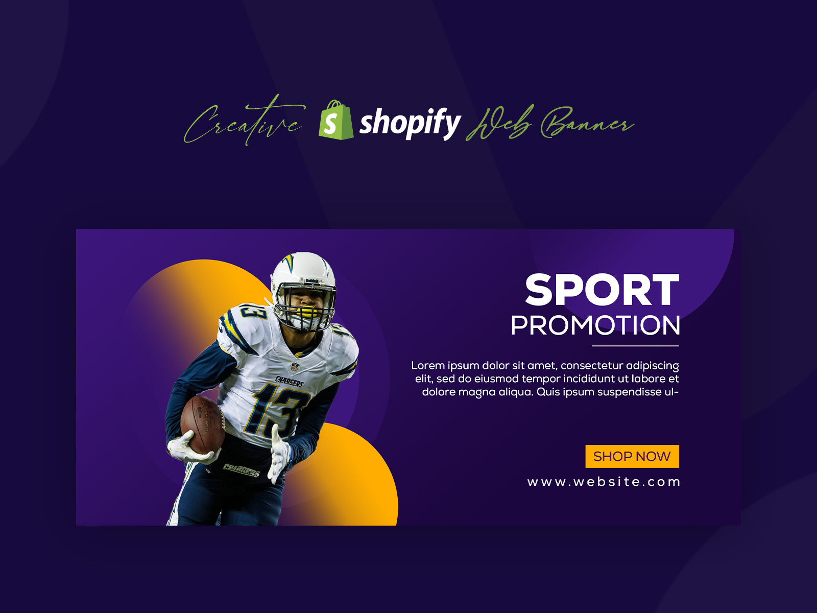 Shopify Web Banner Templates, Professional Banner For Shopify by ...