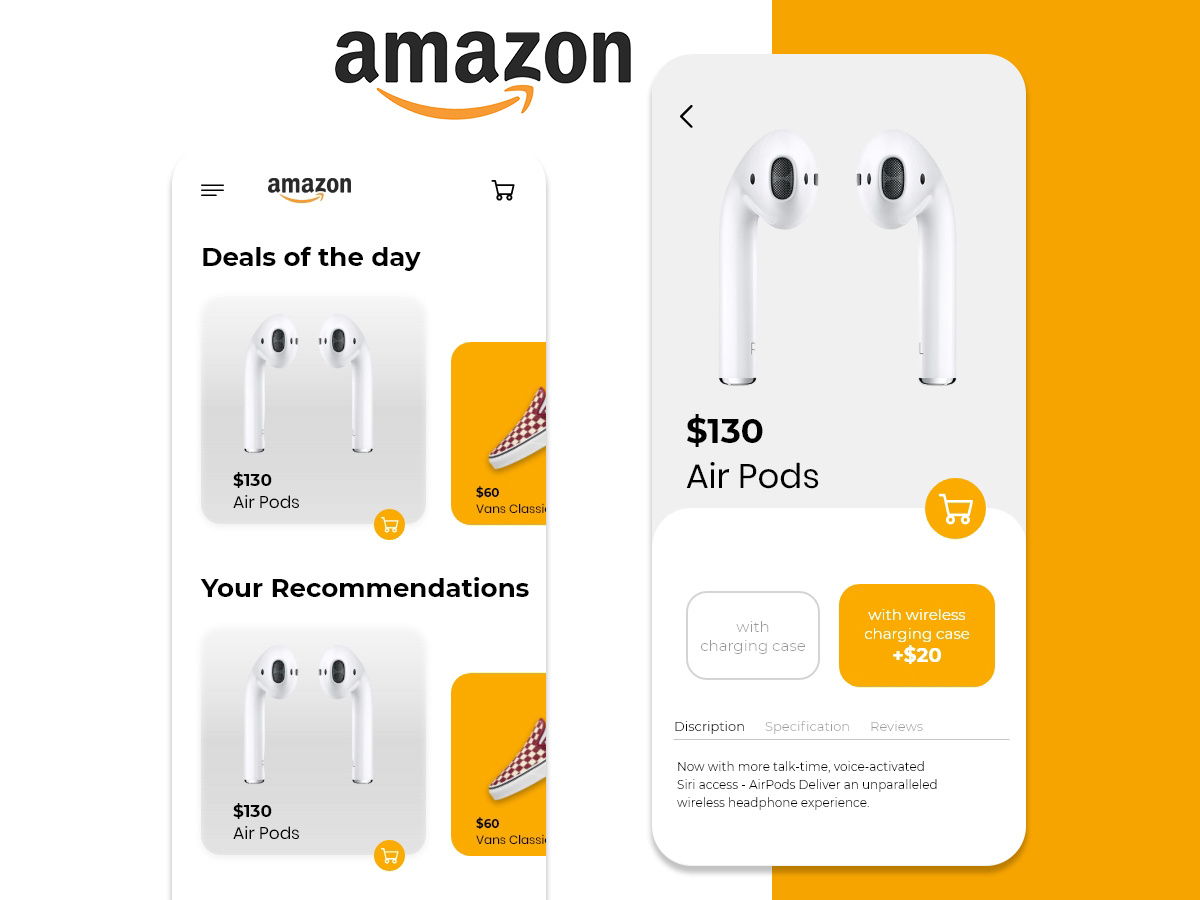 Amazon App Redesign Theme by FENIL SURANI on Dribbble