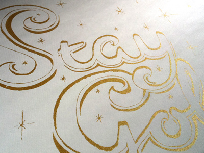 Stay Gold limited edition by Greg Eckler on Dribbble