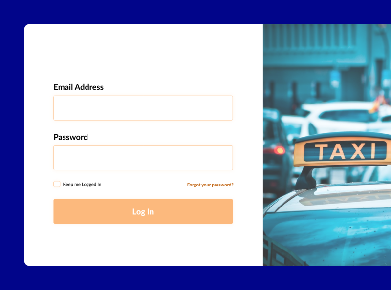 Login page idea by Chris OC on Dribbble