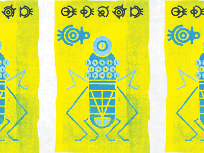 Alien Stamps... by Brent McDowell on Dribbble
