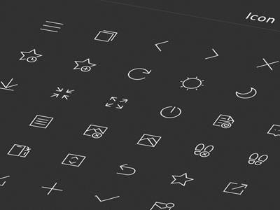 Icons List by UG84 on Dribbble