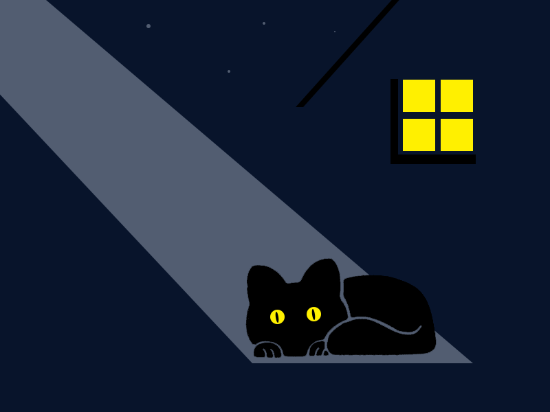 Nightlight/Cat by John Ostler on Dribbble