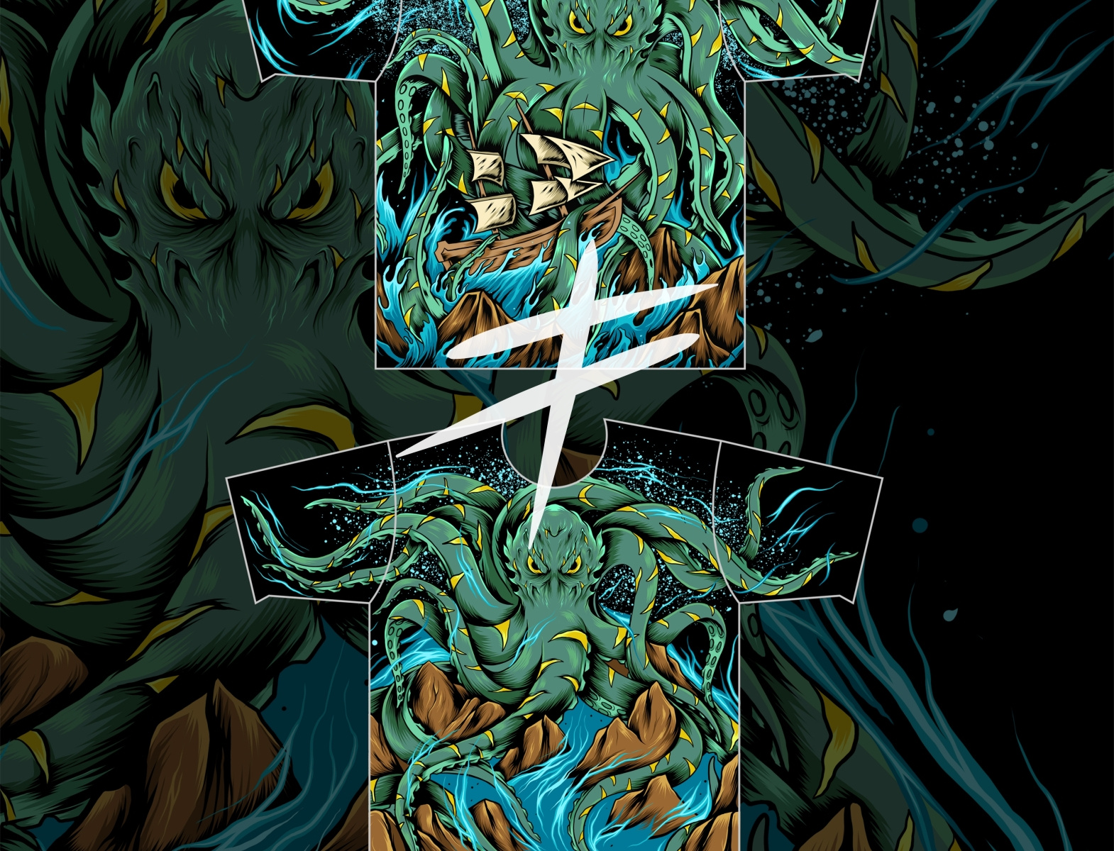 Kraken Design by Bulukumis on Dribbble