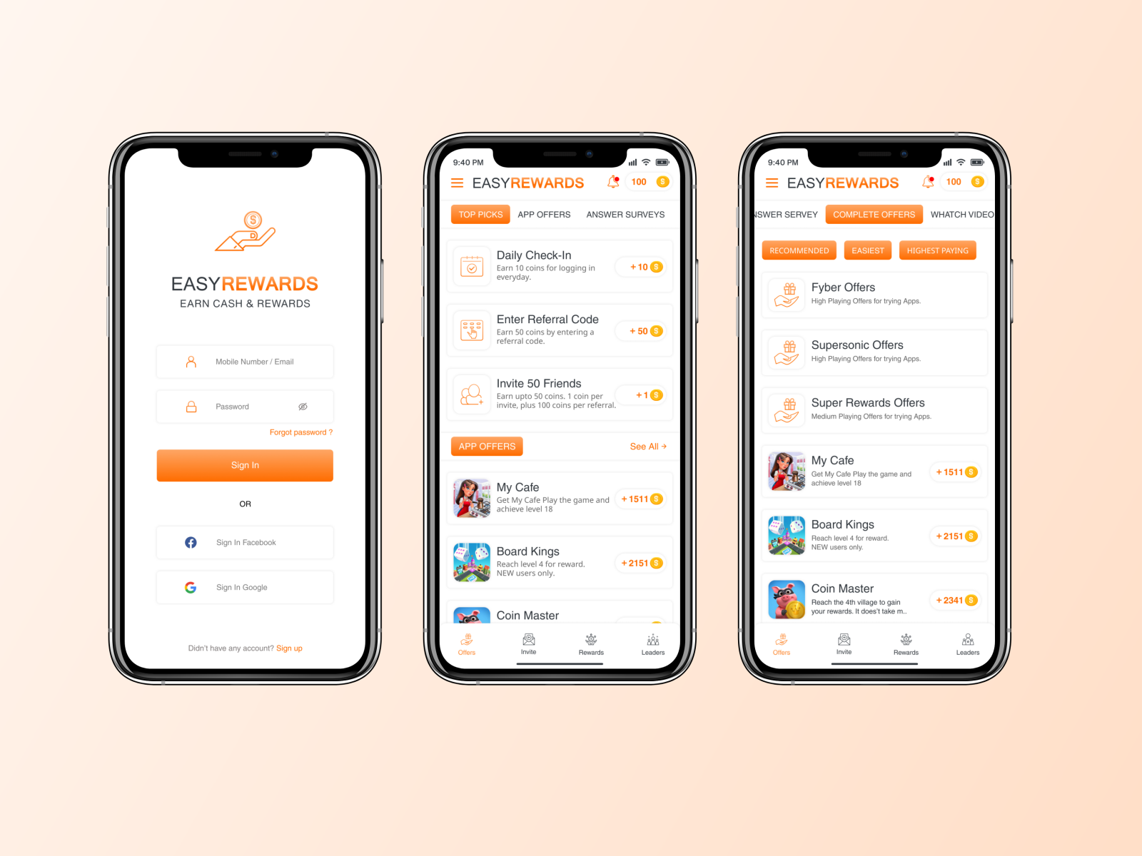 Reward Earning App Ui Design by Sajal Mozumder 🏅 on Dribbble