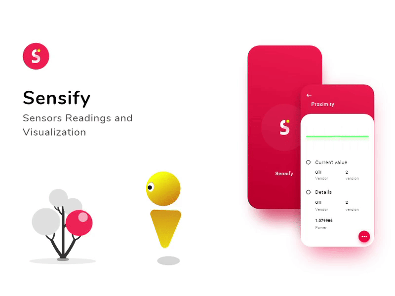 Sensify : Sensors Readings and Visualization by thedroid on Dribbble