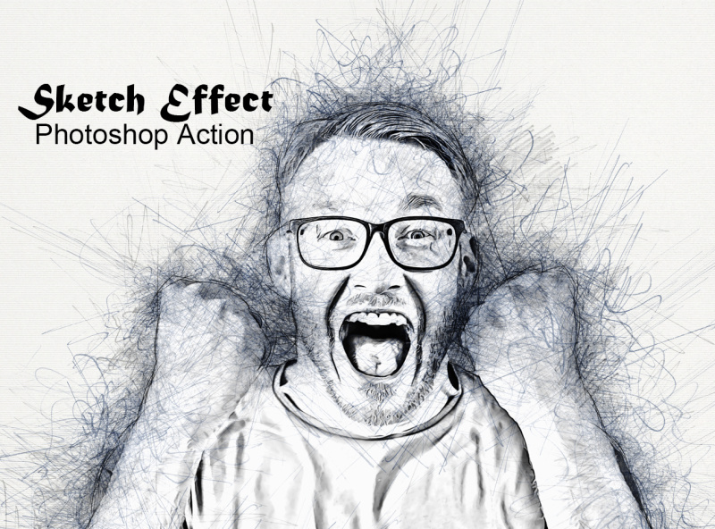 Sketch Effect Photoshop Action by AL AMIN on Dribbble