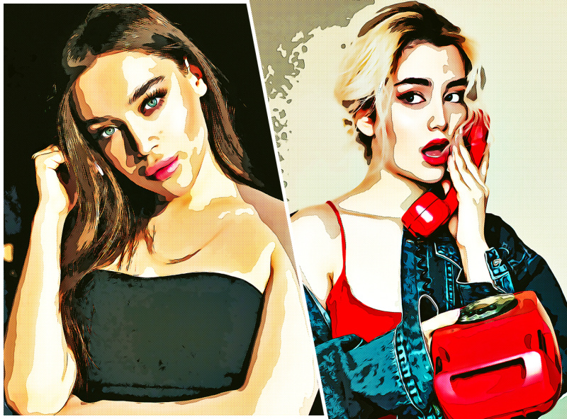 Comic Painting Photoshop Action by AL AMIN on Dribbble