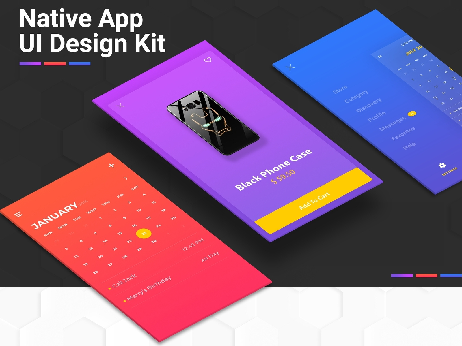 Avengers End Game Native App UI Design Kit by Sarvottam Ghosh on Dribbble
