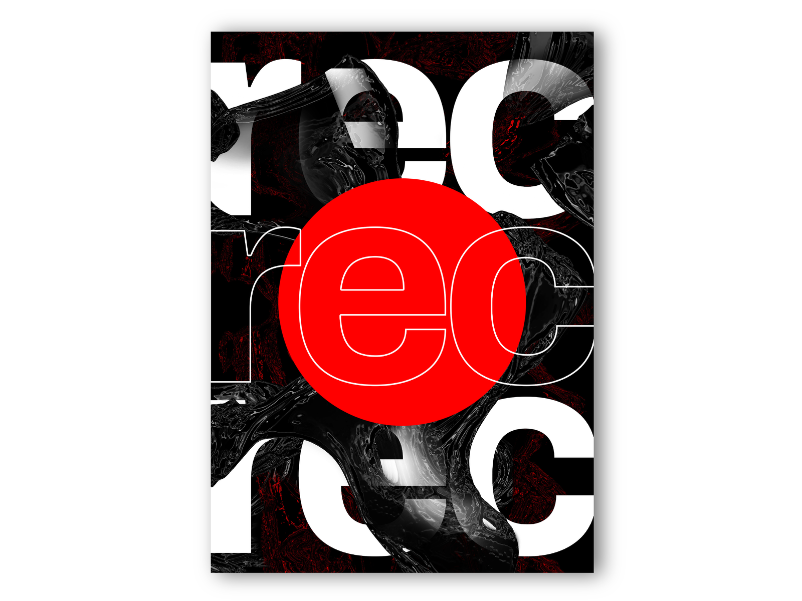 Poster REC by Muzammil Ali on Dribbble