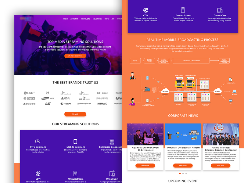 Media Streaming Solutions by Quleep Design on Dribbble
