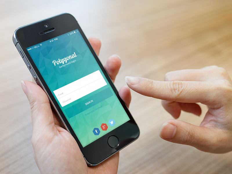 iOS login screen by Popescu Gheorghe on Dribbble