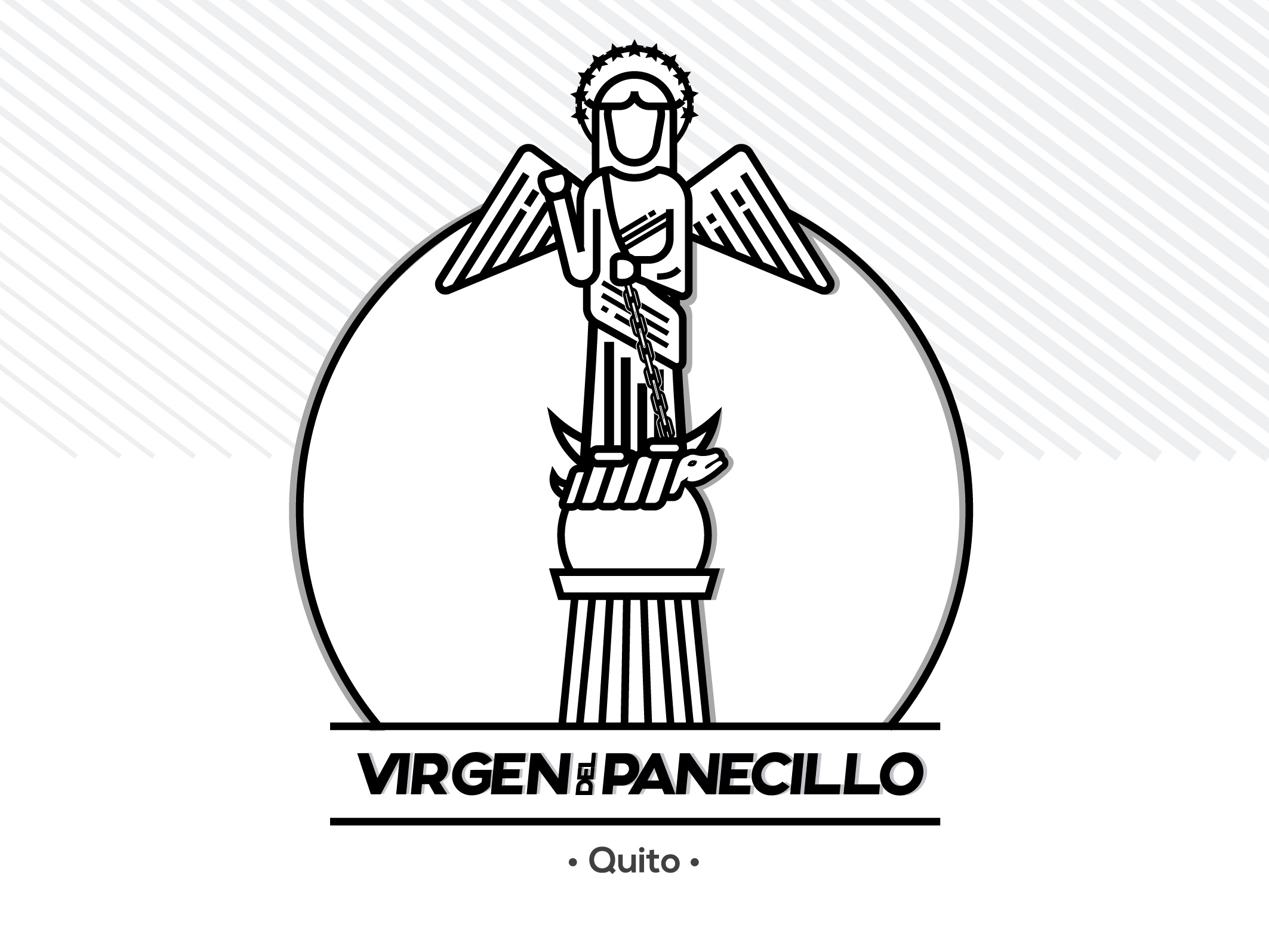 Citybadge Virgen del Panecillo Ecuador by Daniel Bustillos on Dribbble