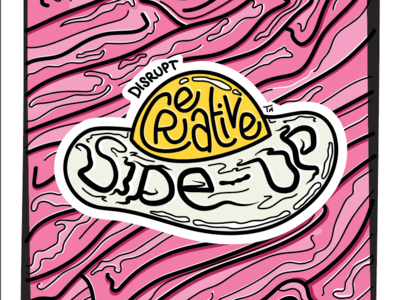 Creative-Side-Up™ poster! by Lauren Nicole on Dribbble