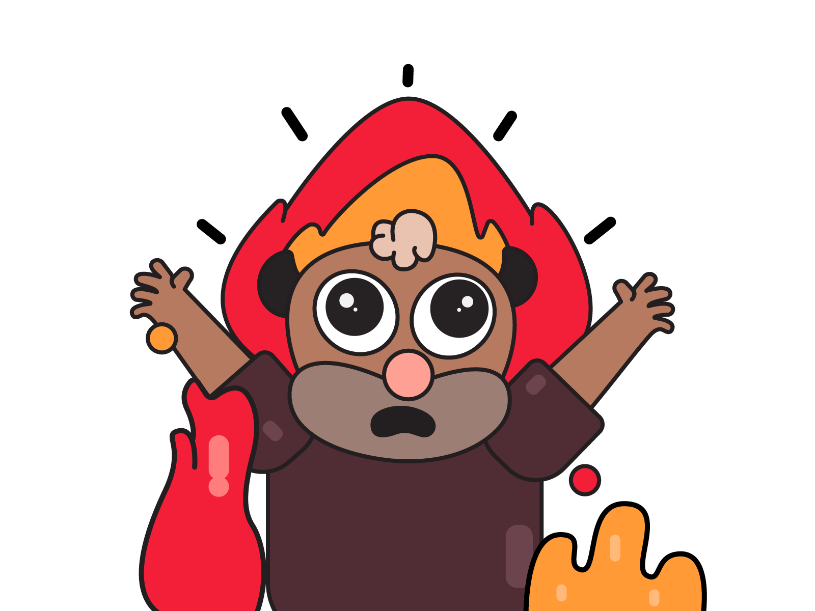 Fire boy by Daniel Londono on Dribbble