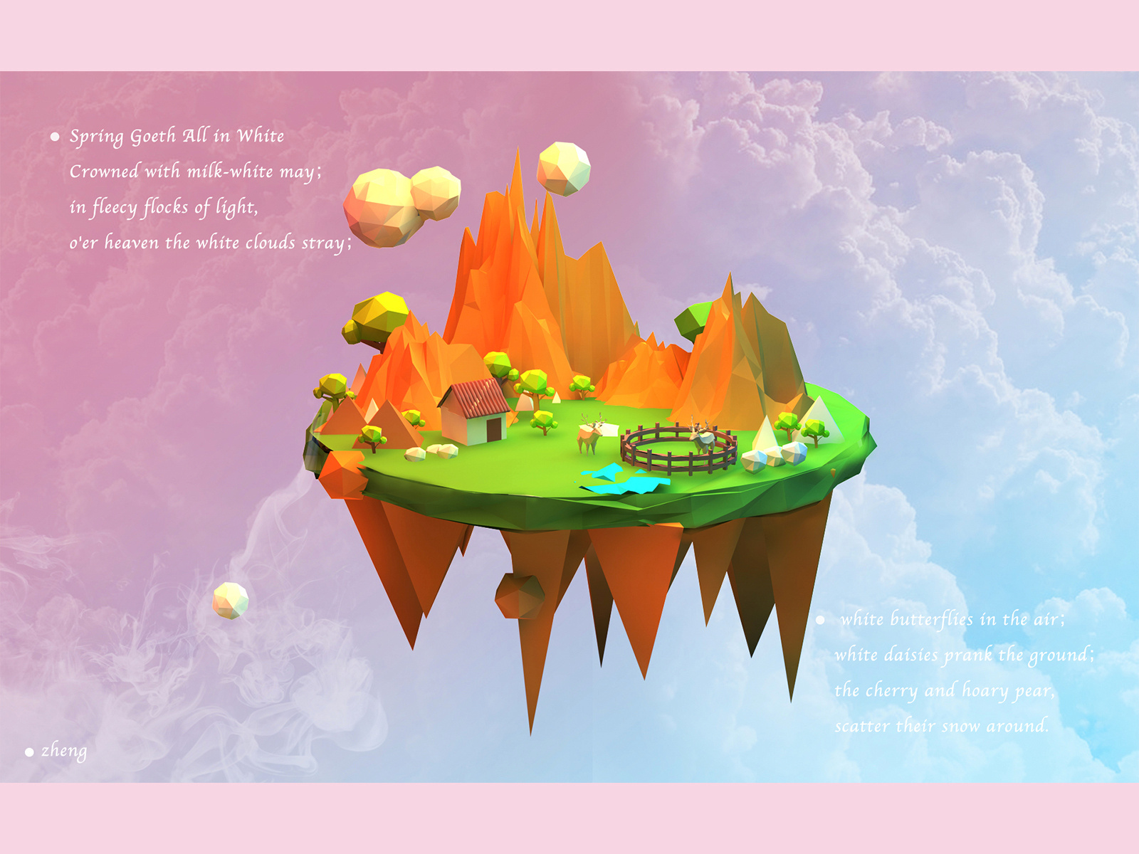 low poly by zhengzheng on Dribbble
