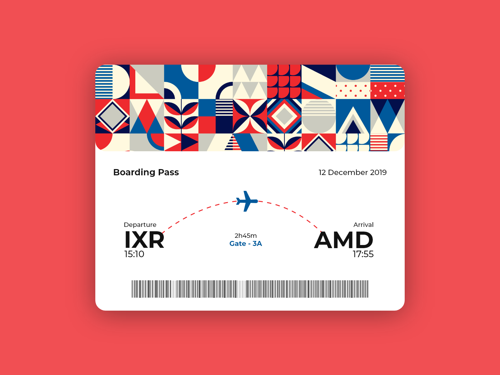 Boarding Pass by Nilay Nishit on Dribbble