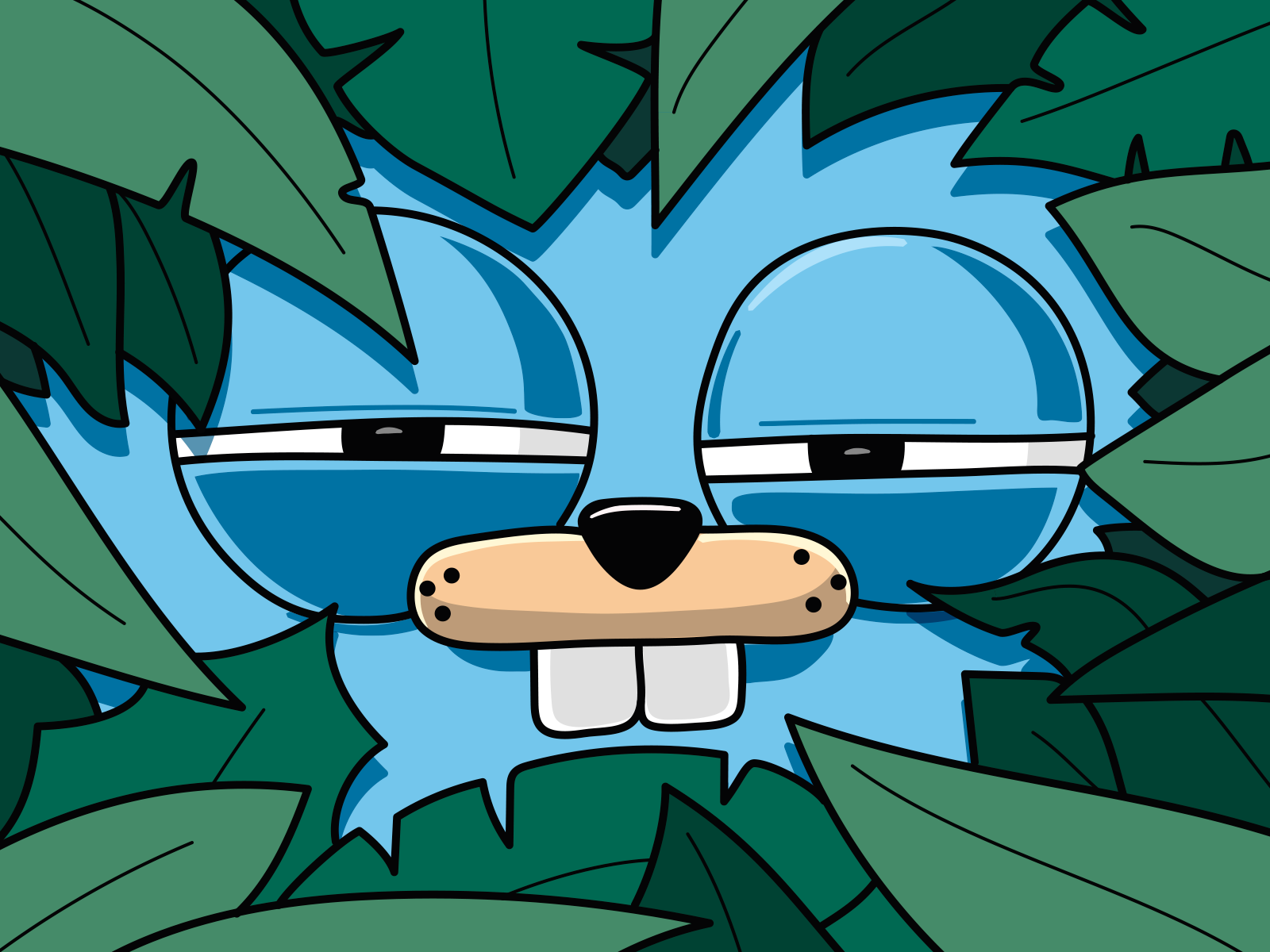 Goffer in the jungle by Stroke on Dribbble