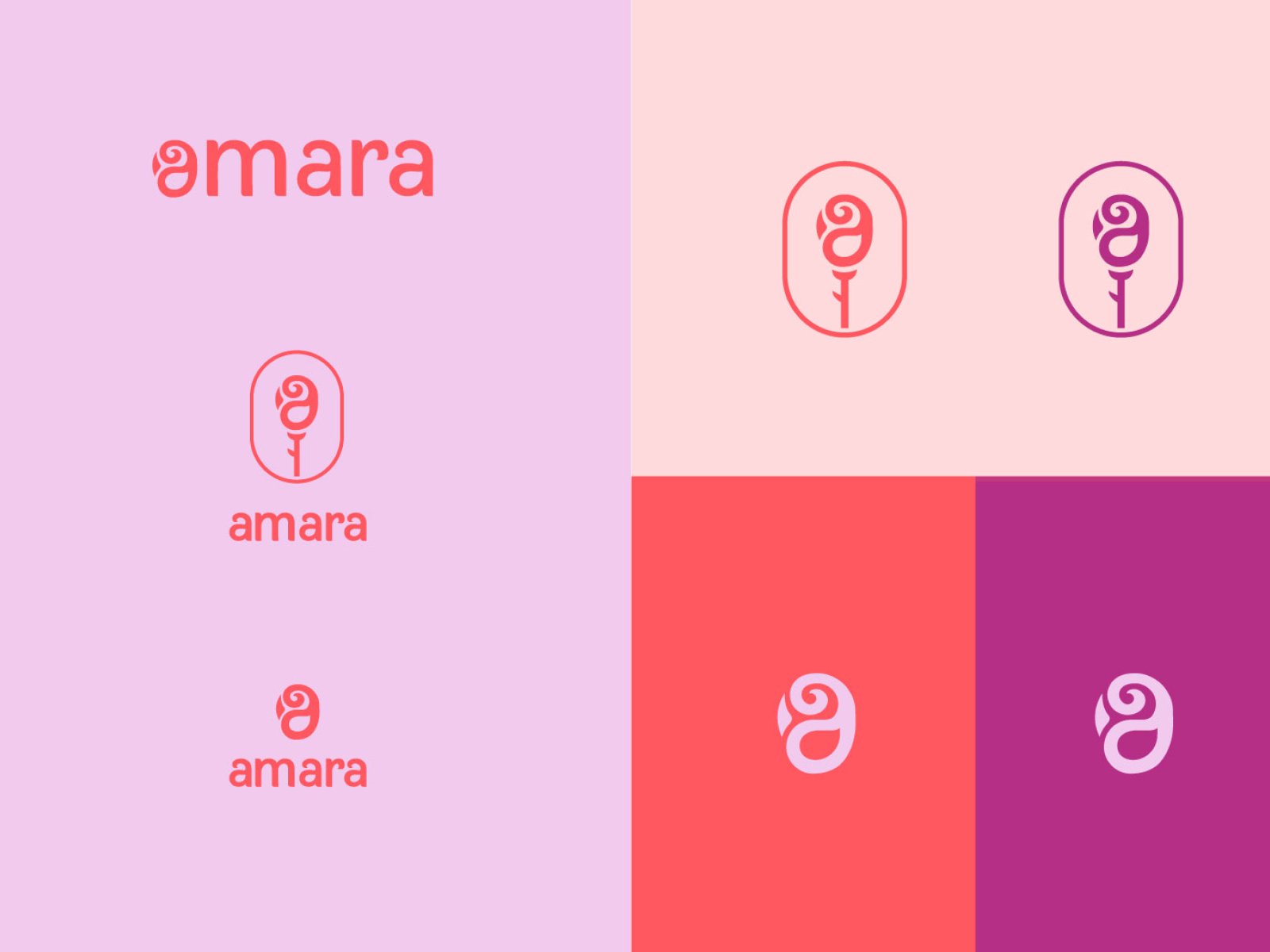Amara | Logo design by Joselyn Carvajal on Dribbble
