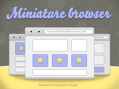 Miniature browsers by Bendsen on Dribbble