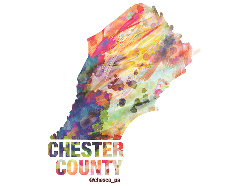 Chester County Sticker Design by Kat Phillips on Dribbble