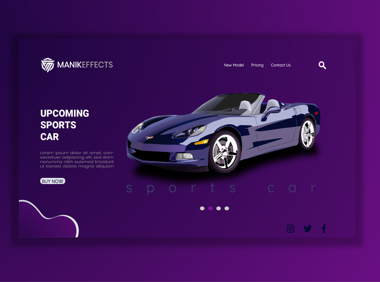 CAR WEB DESIGN TEMPLATE by Mohammed Elias on Dribbble