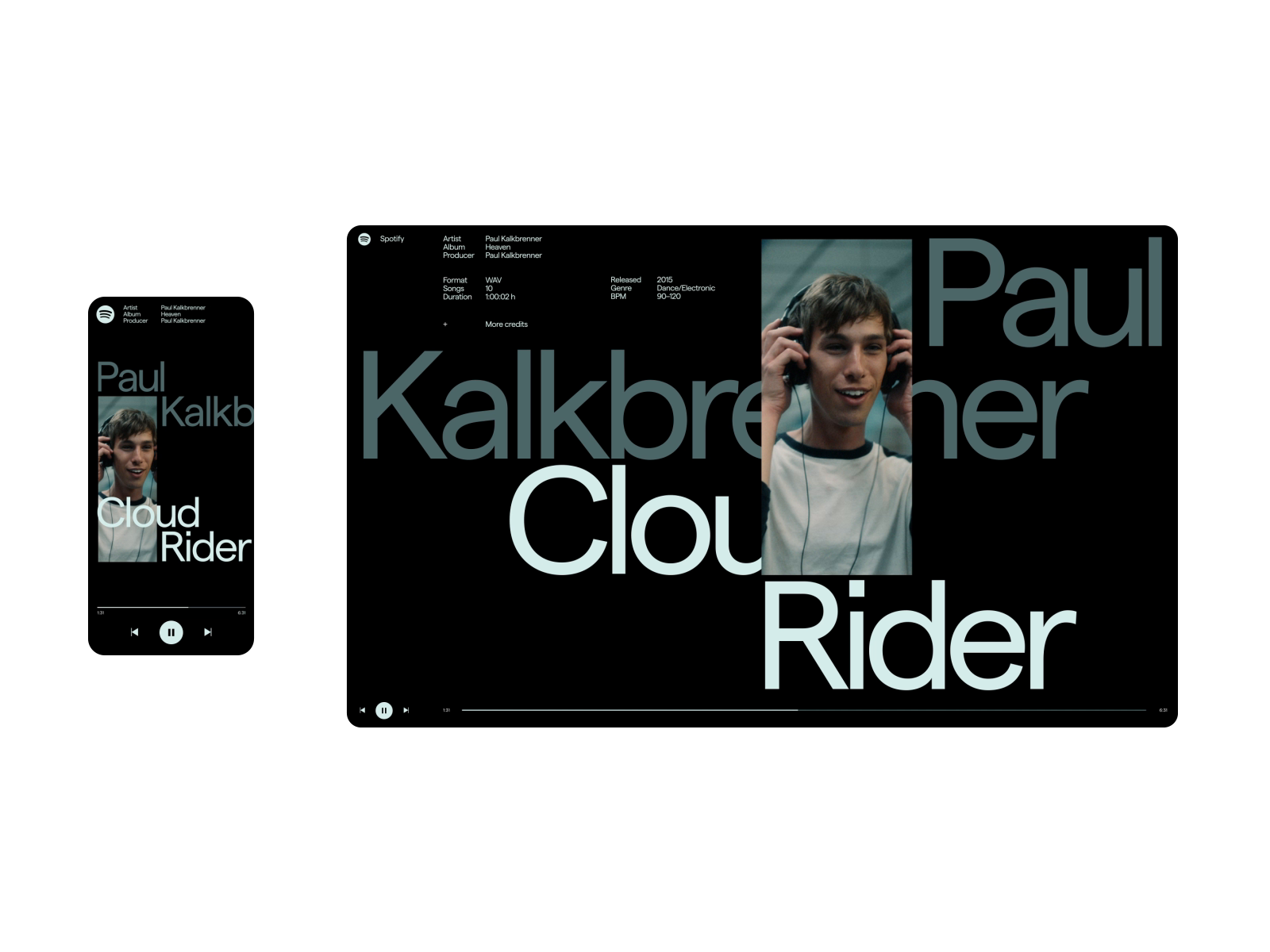 Spotify — Layout & Motion by Jurica Koletic for Studio Size on Dribbble