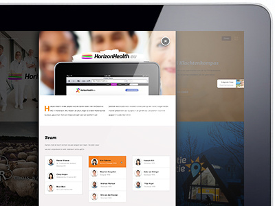 Website preview by Internetbureau W3S on Dribbble