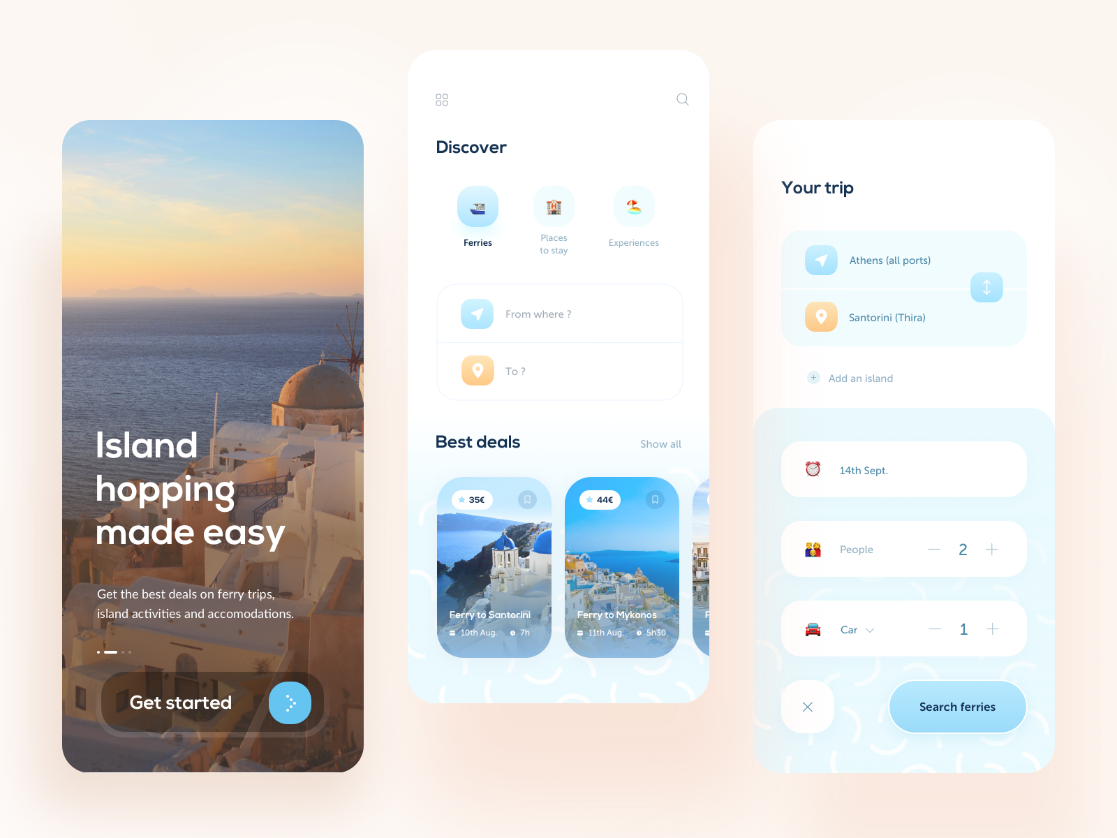 Hopstr • app design part 1 by Juliette Lagache for White Label on Dribbble
