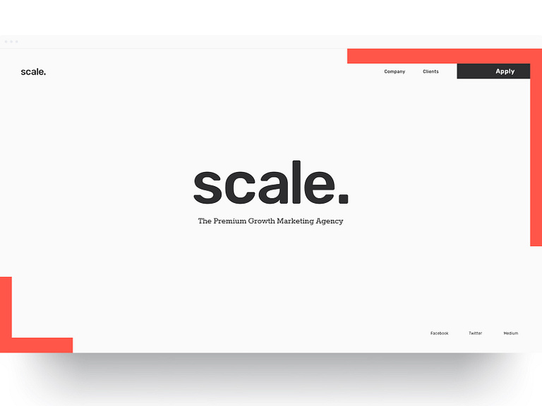Scale Website - Early Stages by kreativa on Dribbble