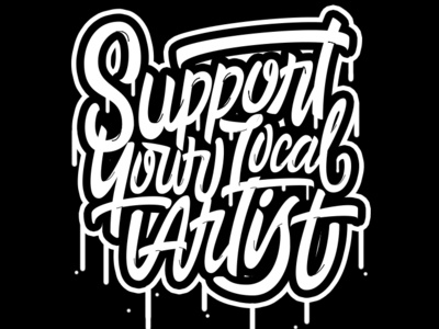 Support Your Local Artist by Alejandro Soto on Dribbble