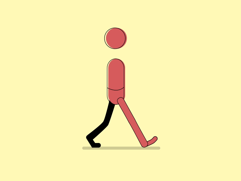 Dribbble - walk-cycle.gif by Nahla Mostafa