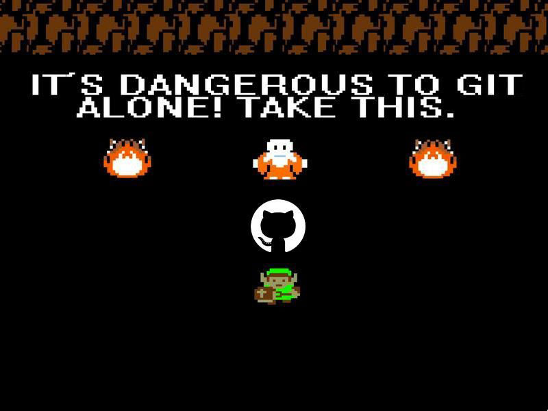Its Dangerous To Git Alone by TJ Mapes on Dribbble