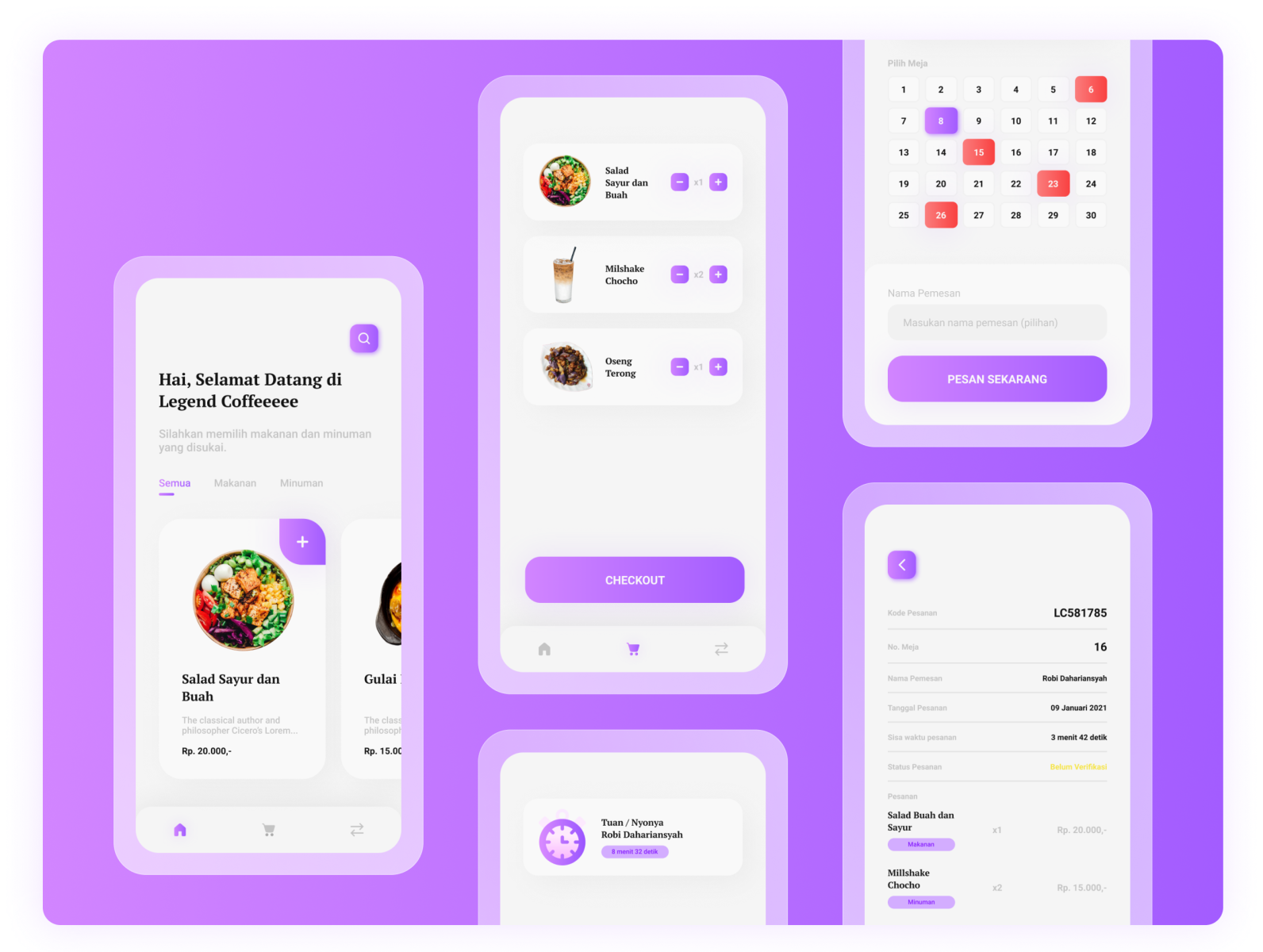 Food and Beverage Ordering Application by Robi Dahariansyah on Dribbble
