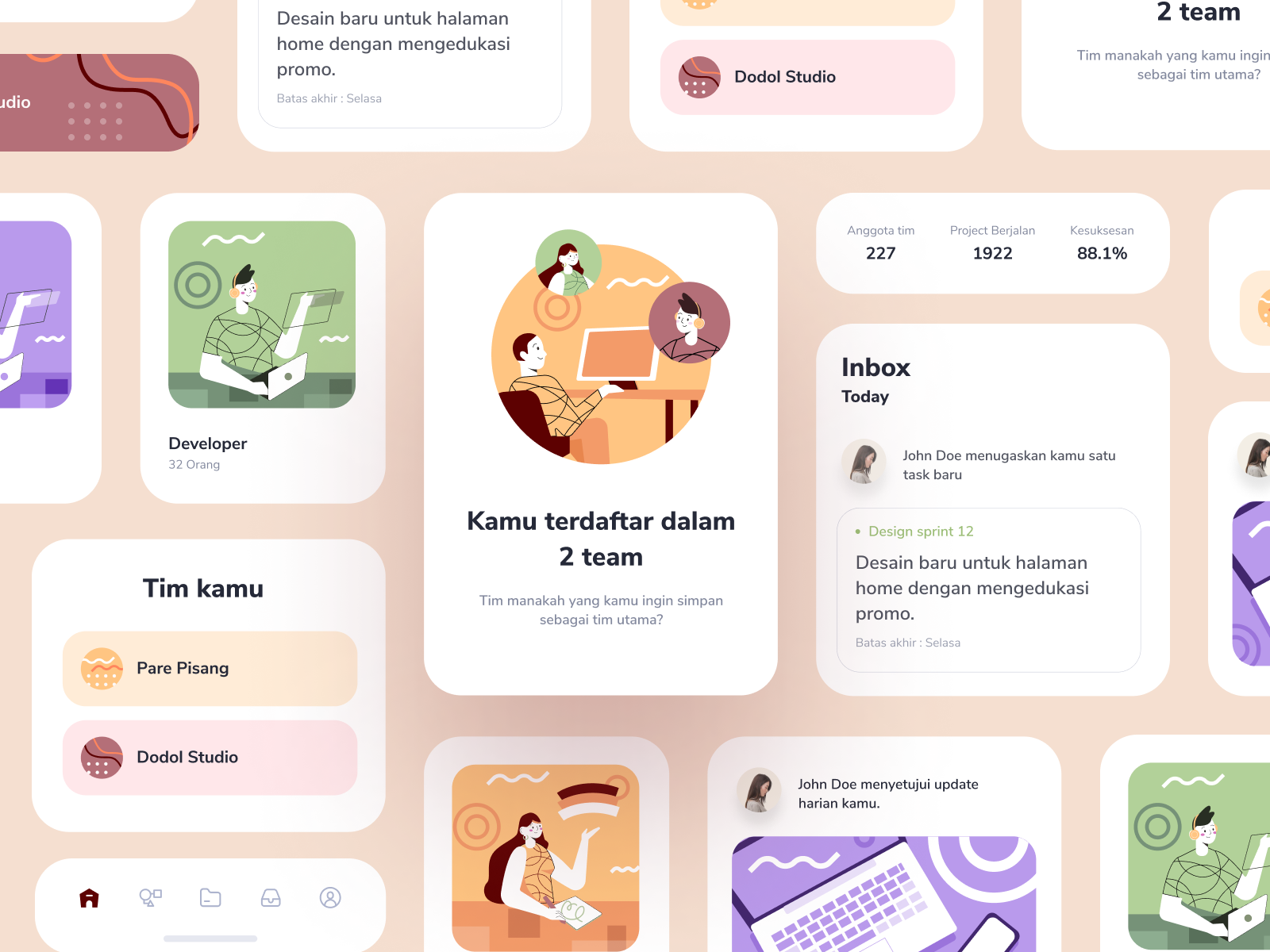 Management by Nawraa Ali | Dribbble