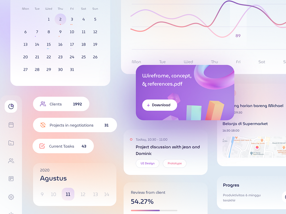 Browse thousands of Glass UI images for design inspiration | Dribbble