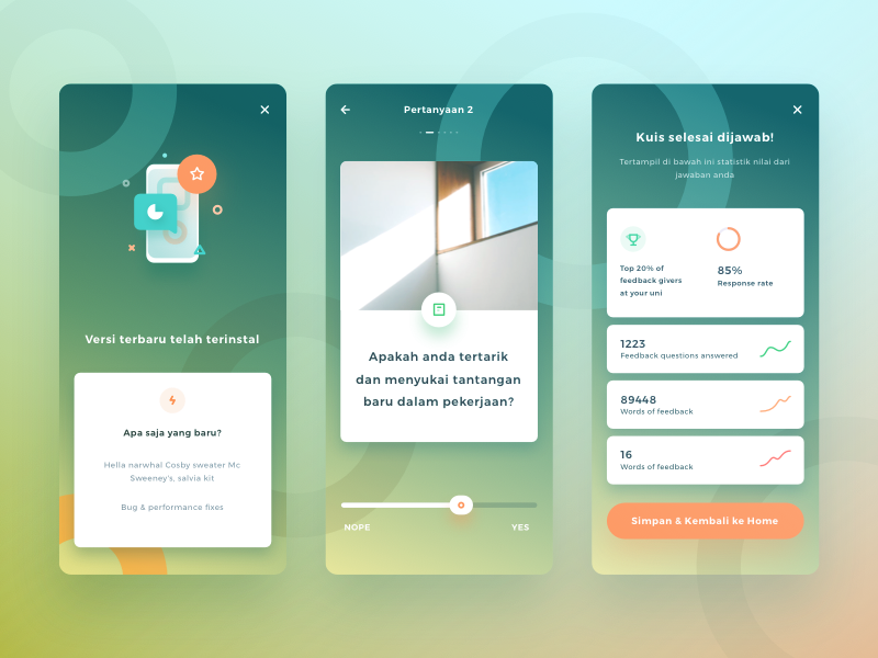 Education App Exploration by Ghani Pradita for Paperpillar on Dribbble