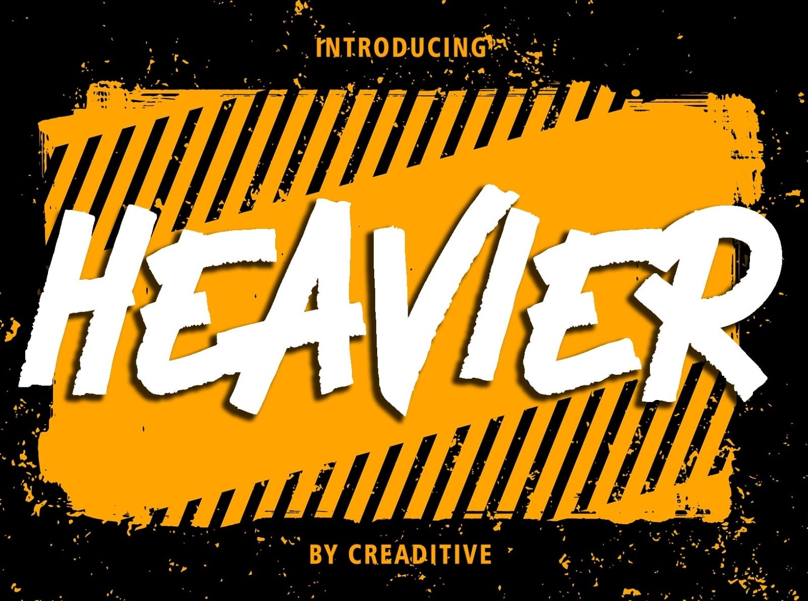 Heavier Typeface by creaditive design on Dribbble