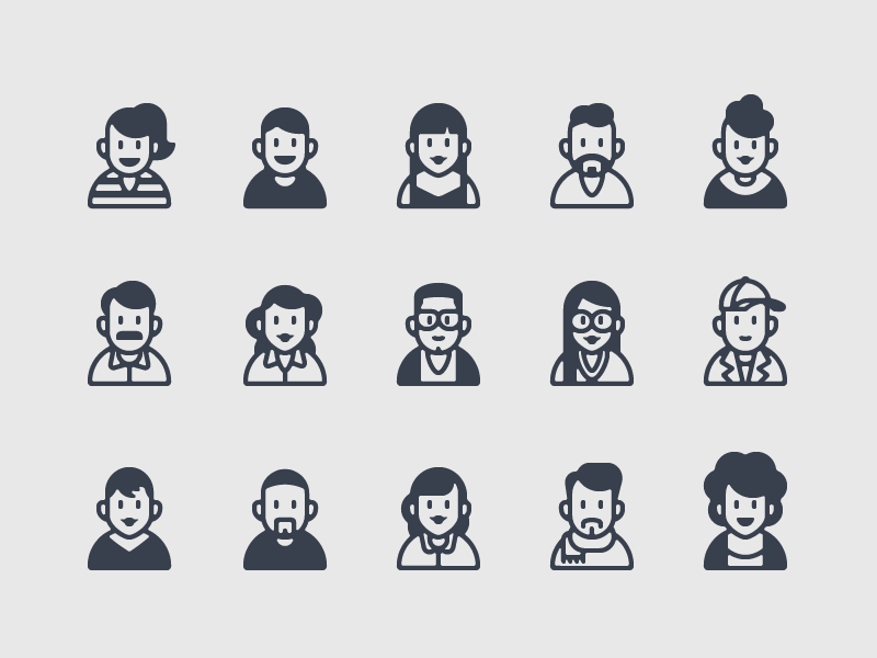 Operator Avatars 01 by Ryan Putnam for Putnam Studio on Dribbble