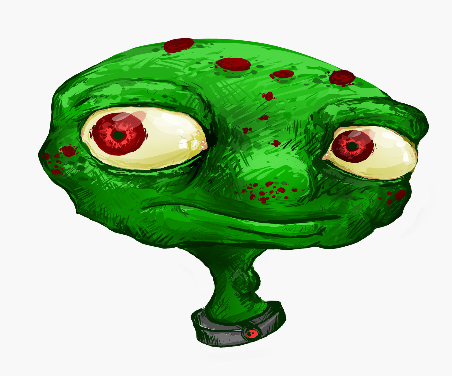 Frogbert before bringing into 3D by Joseph Johnston on Dribbble