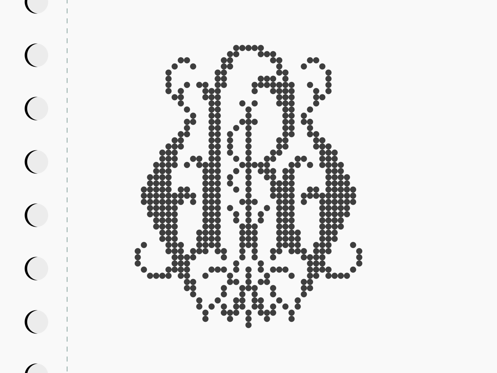 Dot Matrix WR Monogram By W A Reich On Dribbble