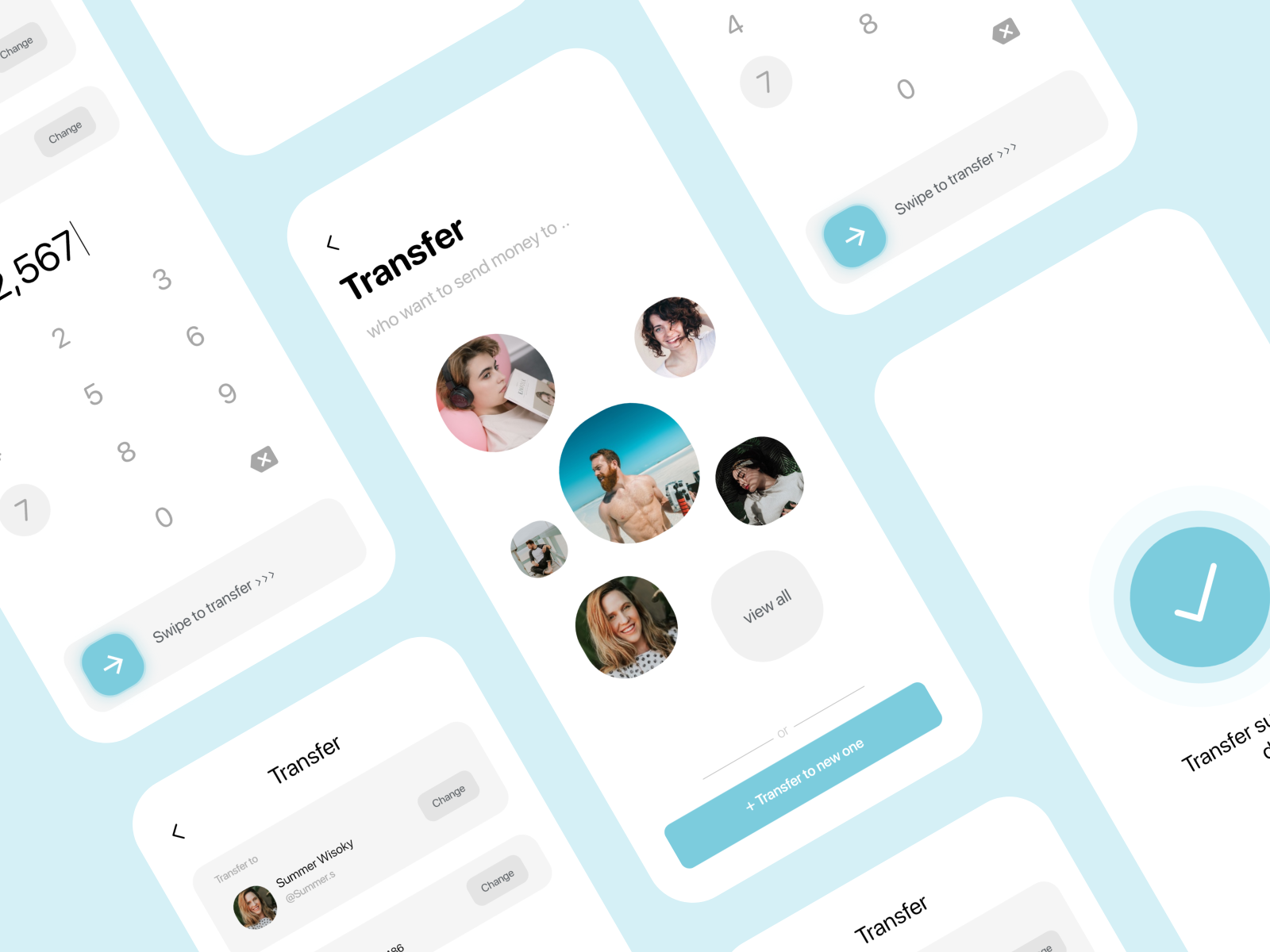 Transfer money by Andrew.J on Dribbble
