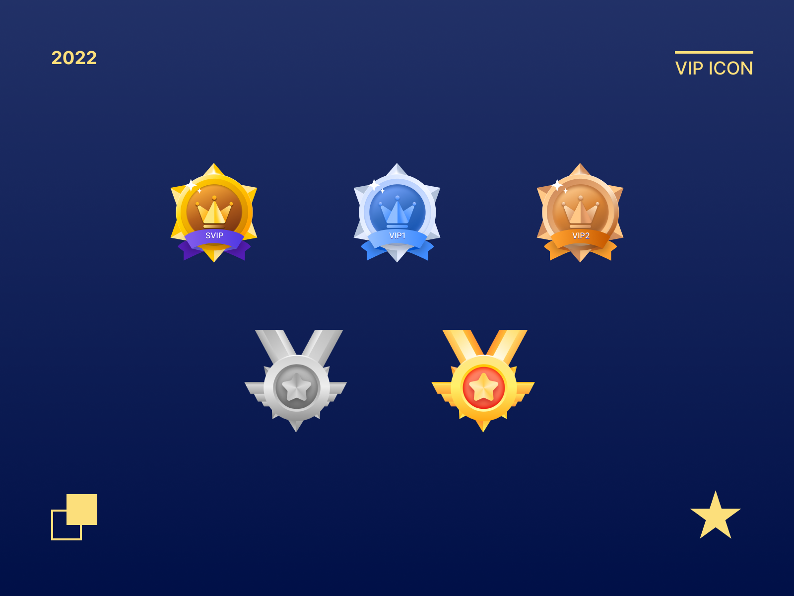 VIP ICON by 刘宁 on Dribbble