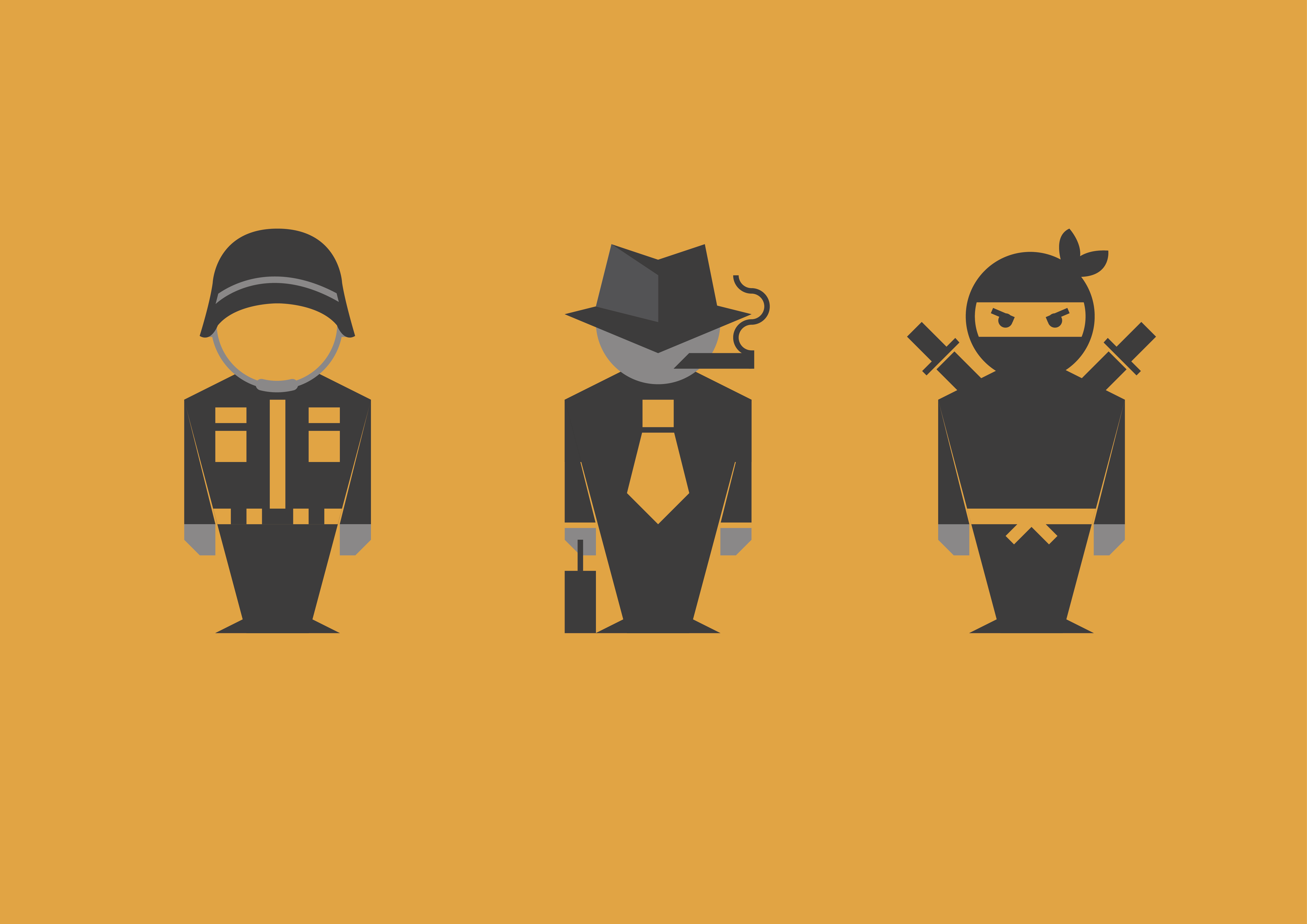Character Icons 01 by Ralph Hazouri on Dribbble